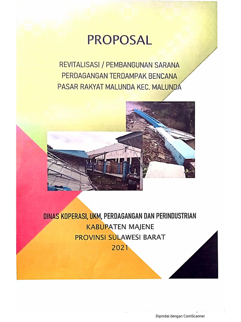 Contoh Proposal Pasar | PDF