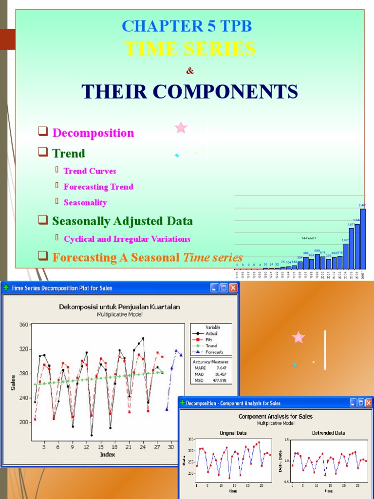 Dekomposisi Time Series dan Komponennya | PDF