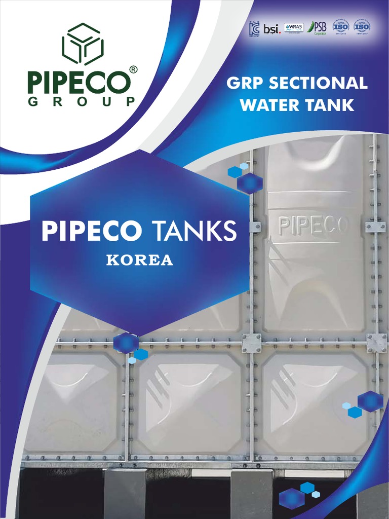 GRP Tanks Catalogue | PDF | Fiberglass | Strength Of Materials