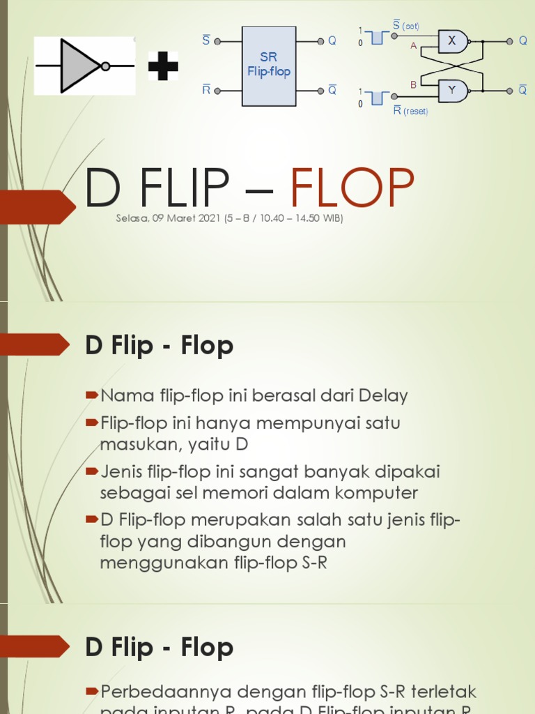 Prinsip Kerja D Flip-Flop | PDF