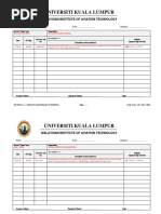 CAP 741 New Sheet Blank Word Template | PDF | Aviation