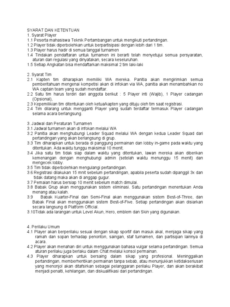 Mobile Legend - Docx ML | PDF