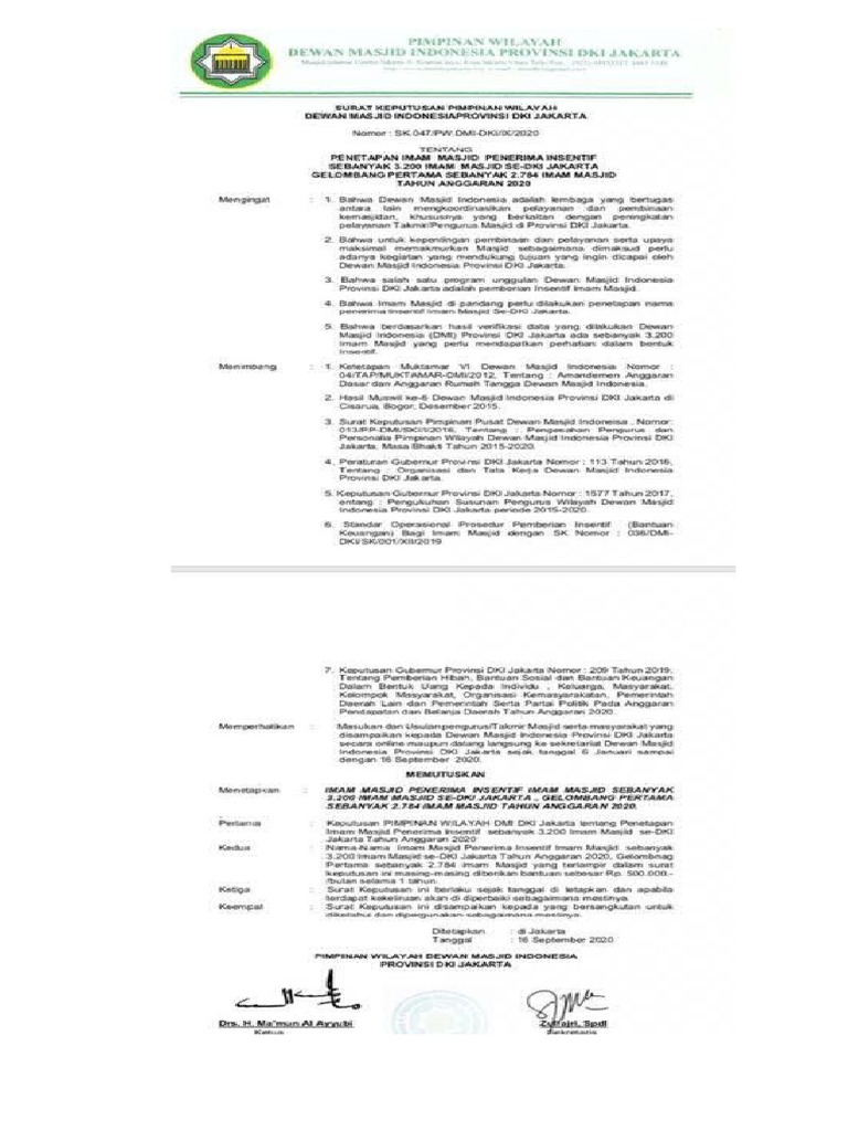SK Dmi Imam Masjid | PDF