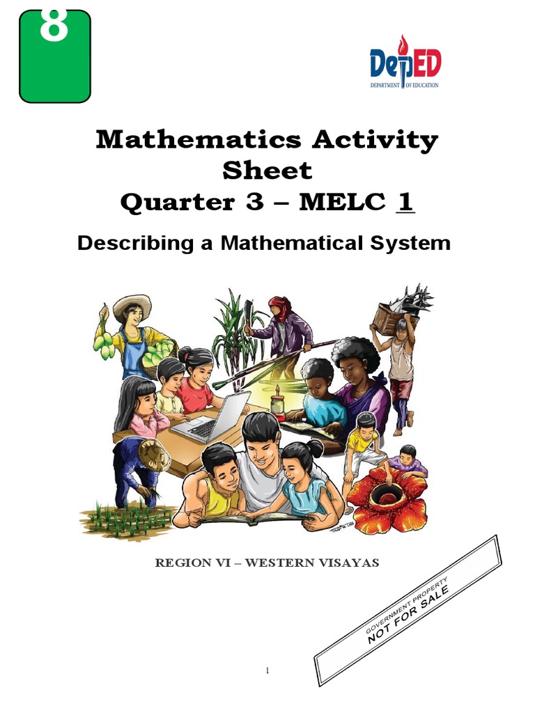 Describing a Mathematical System: Mathematics Activity Sheet Quarter 3 ...