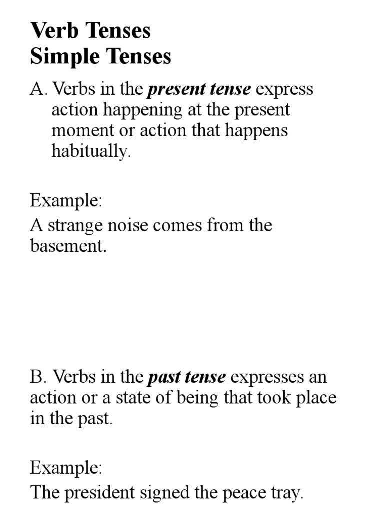 3 - Verb Tenses | PDF