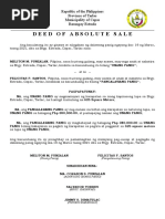 Acknowledgment Receipt Tagalog | PDF