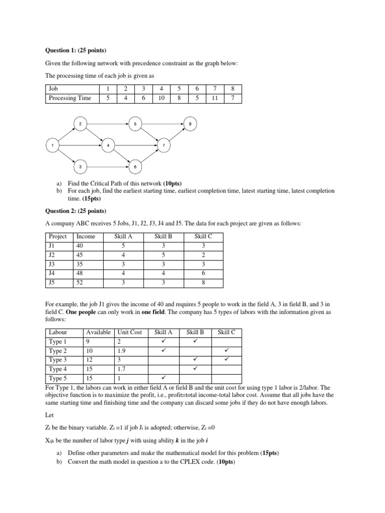Midterm Scheduling - International University - Sample Test | PDF ...