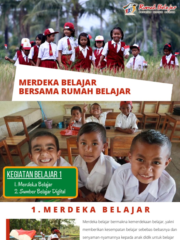 Merdeka Belajar dan Sumber Digital | PDF | Karier & Perkembangan