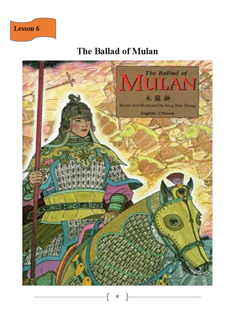 The Ballad of Mulan: Lesson 6 | PDF | China | World Politics