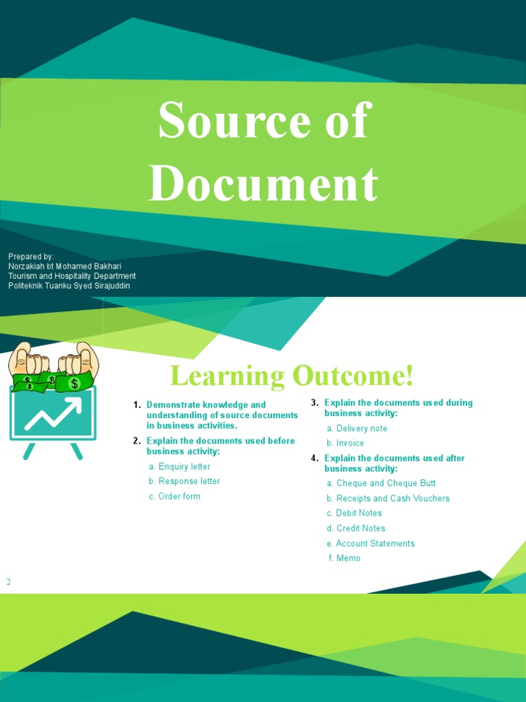 2 - Sources of Document | PDF | Payments | Cheque