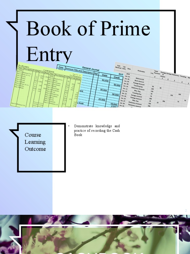 3 - Book of Prime Entry - Cashbook | Download Free PDF | Payments | Cheque