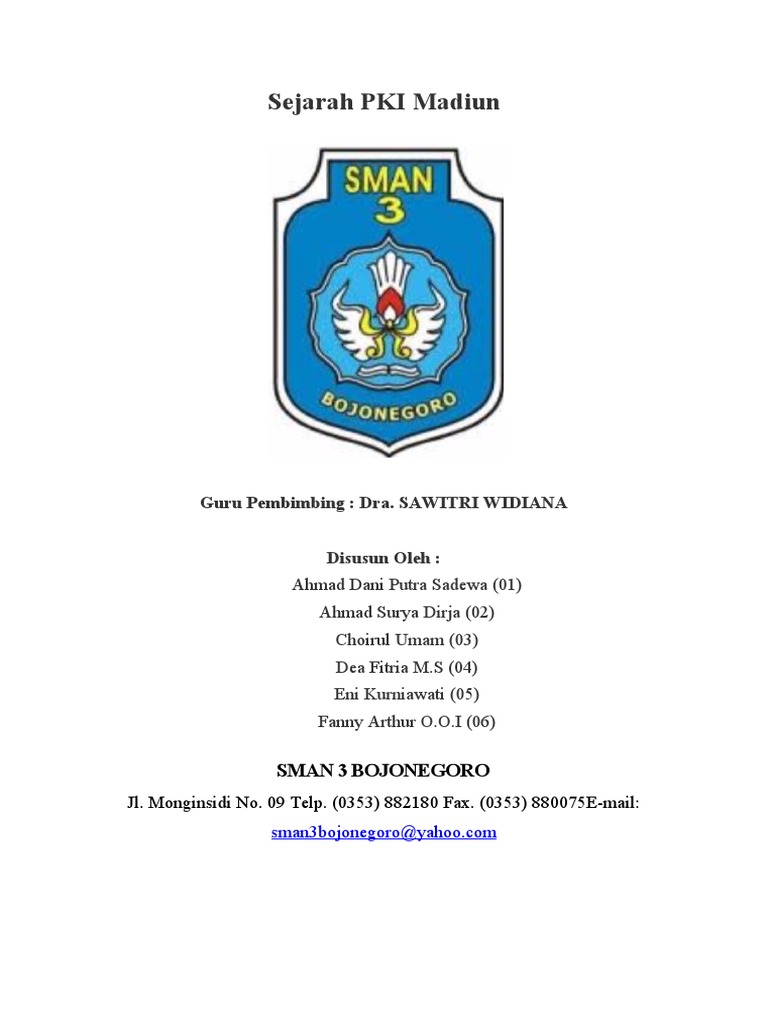 Sejarah PKI Madiun | PDF