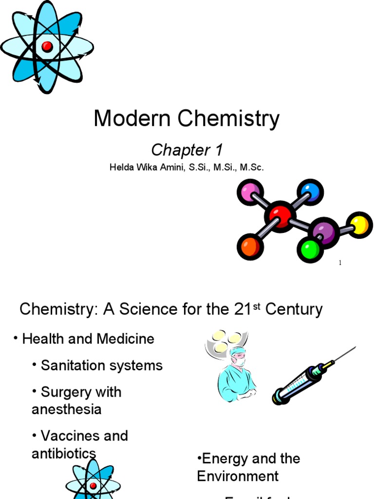 Modern Chemistry: Helda Wika Amini, S.Si., M.Si., M.SC | PDF | Atoms ...