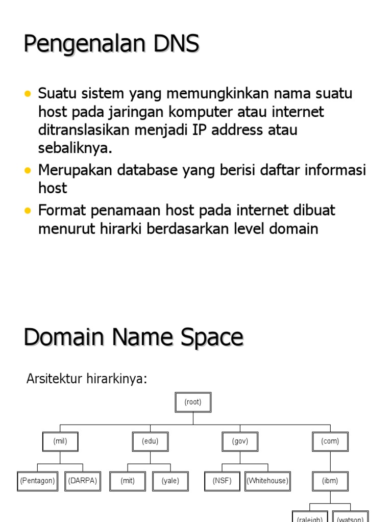 Domain Name System (DNS) | PDF | Komputer