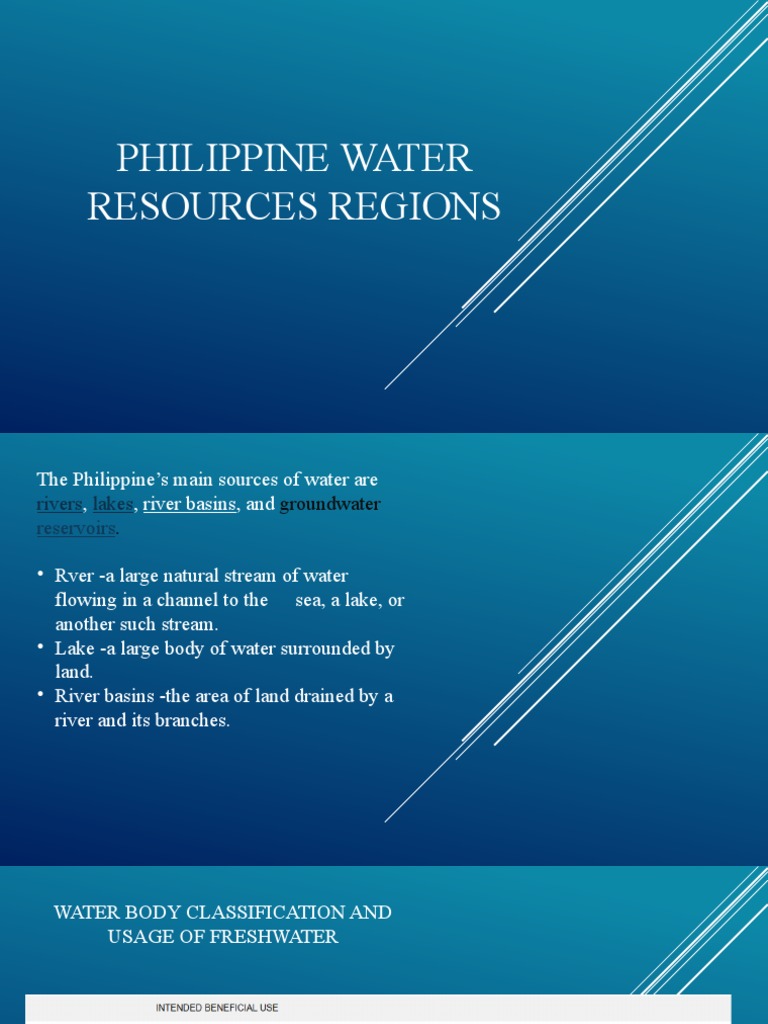 PH Water Resource Regions | PDF | Mindanao | Lake