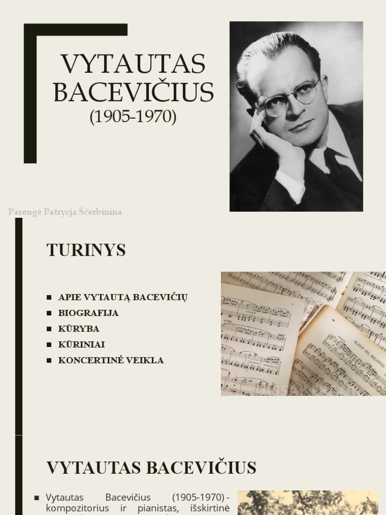 Vytautas Bacevičius | PDF