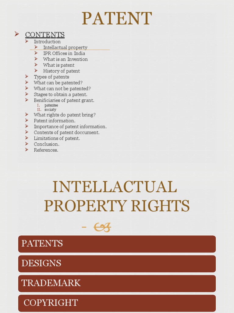 Patent | PDF | Glossary Of Patent Law Terms | Patent