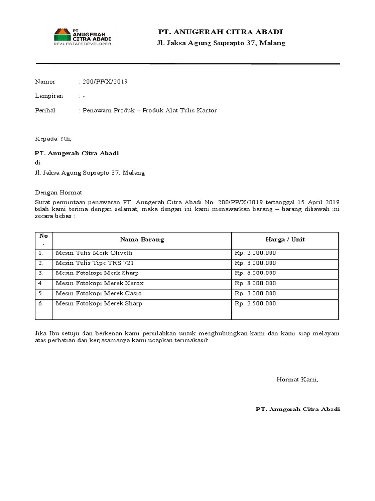 PT Anugrah Citra Abadi | PDF PT Anugrah Citra Abadi | PDF