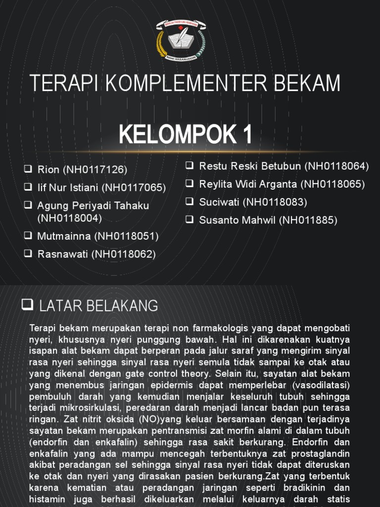 TERAPI KOMPLEMENTER BEKAM | PDF