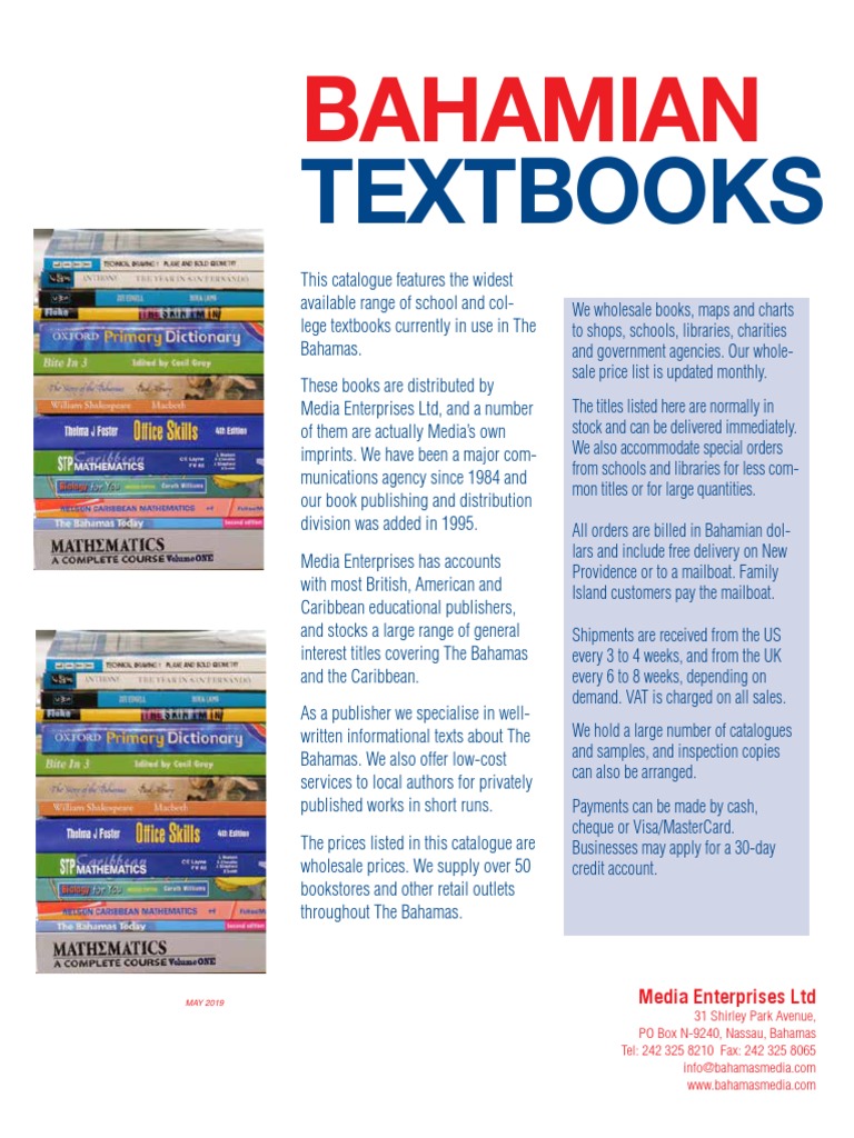 Textbook Brochure 2019 | PDF | The Bahamas | Books