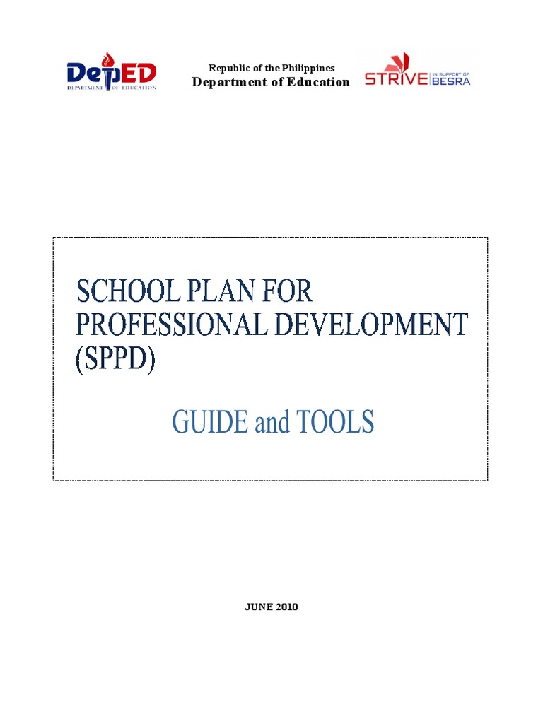SPPD Guide and Tools V | PDF | Educational Assessment | Teachers