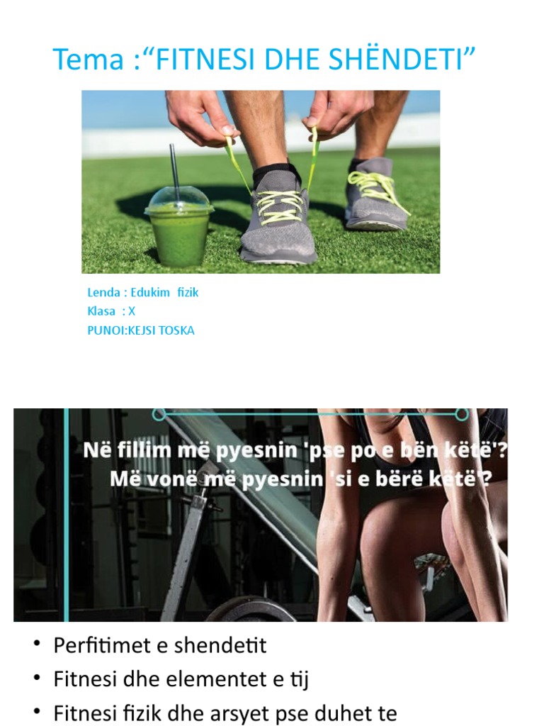 Fitnesi Dhe Shëndeti | PDF
