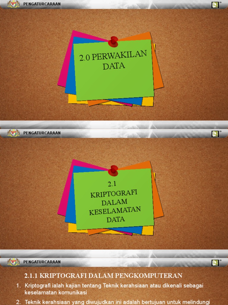 2.1 Kriptografi Dalam Keselamatan Data | PDF