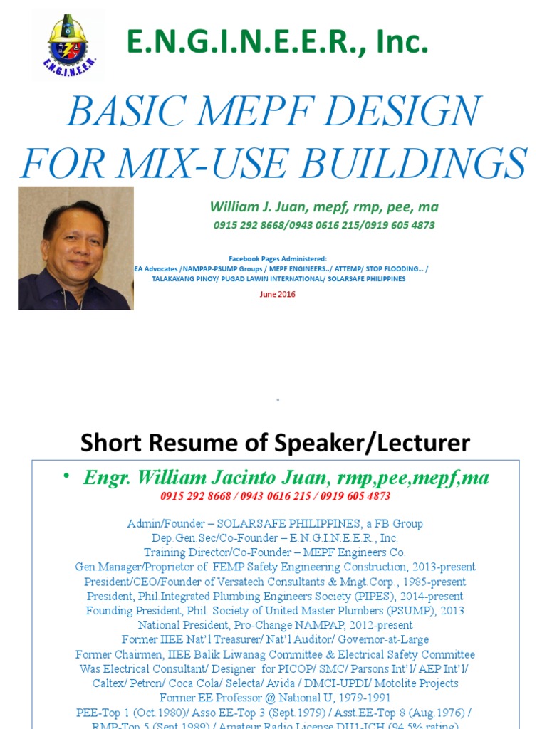 Basic Mepf Design For A Mix-Use BLDG | PDF | Fire Sprinkler System ...