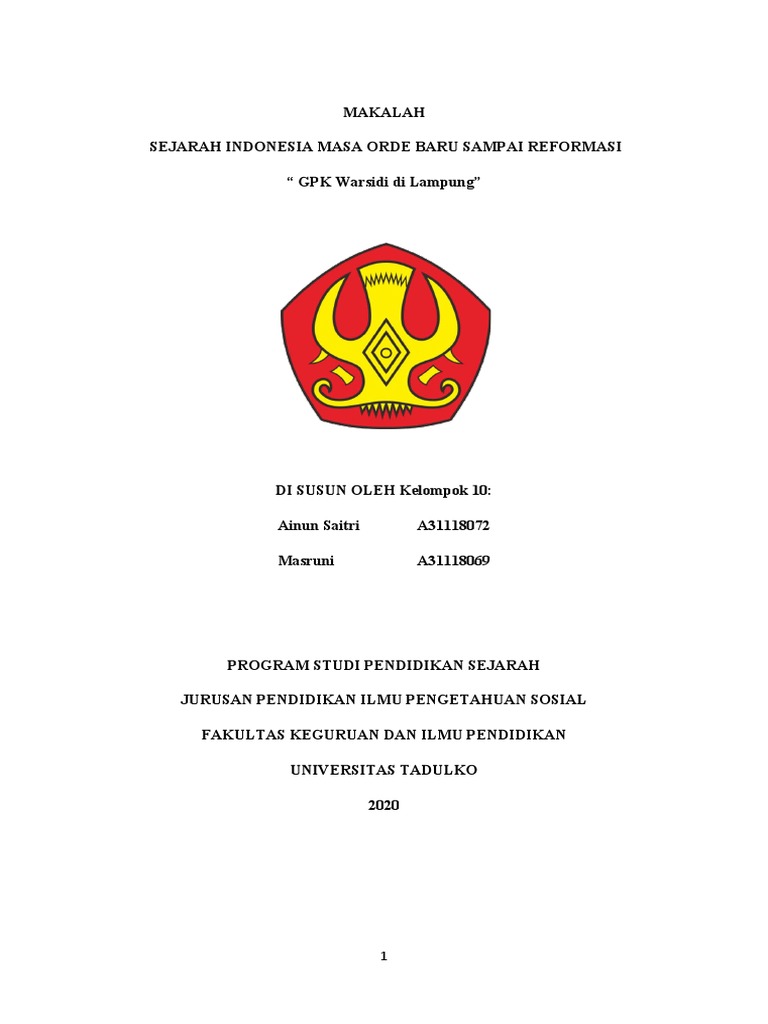 Tragedi Talangsari 1989: Sejarah dan Dampak | PDF | Politik