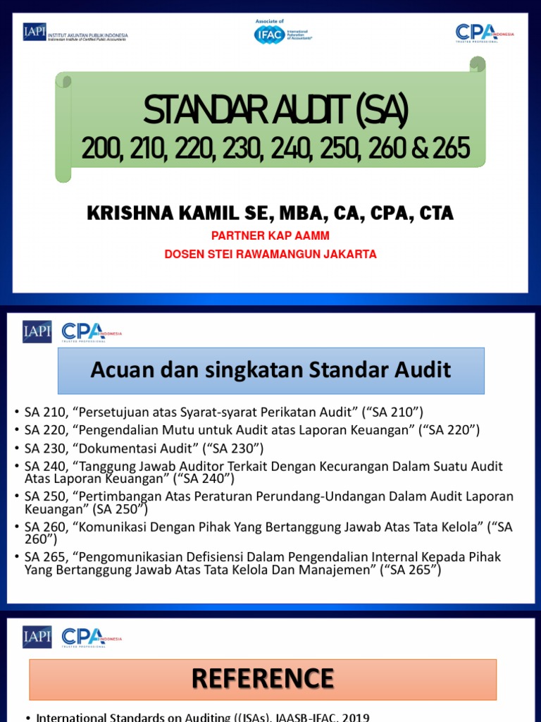 Standar Audit 200 Series | PDF