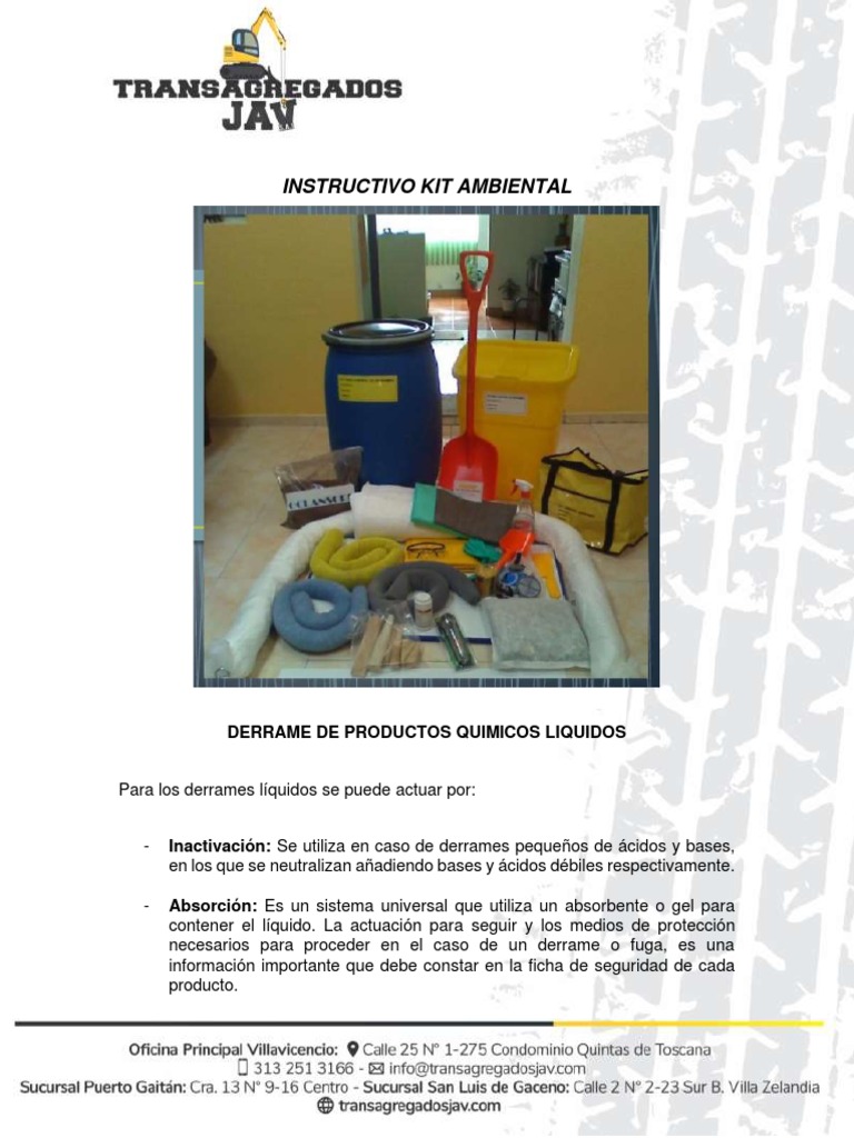 Instructivo Kit Ambiental | PDF | Materiales | Química
