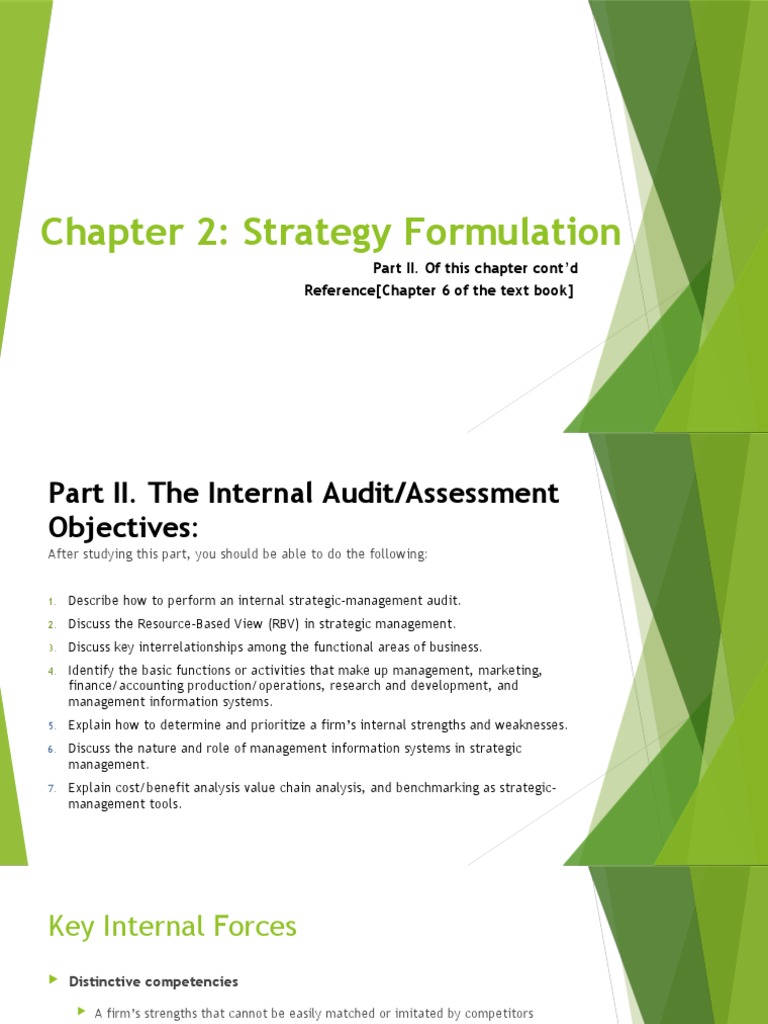 Internal Audit in Strategic Management | PDF | Strategic Management ...