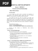 PerDev - Grade 12 - Q2 - Mod7 - Dynamics of Attraction Love and Commitment - Version 4 | PDF ...