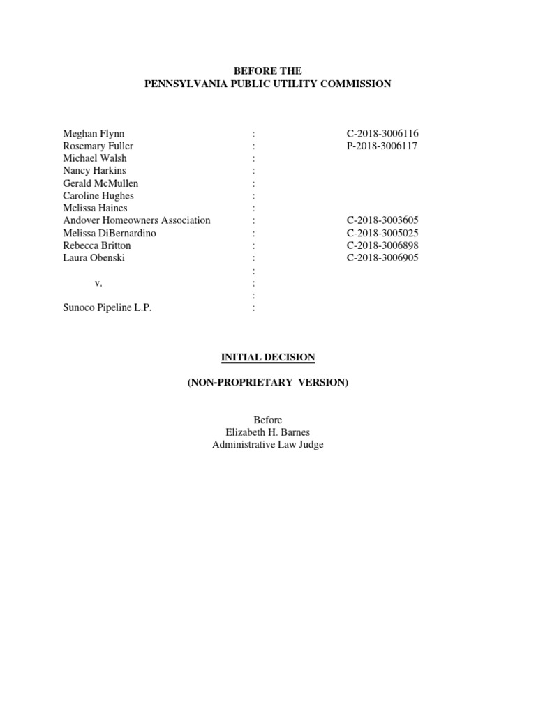 Puc Ruling | PDF | Summary Judgment | Pipeline Transport