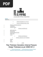 Reinforcement Pad Calculation Guide | PDF | Pipe (Fluid Conveyance ...