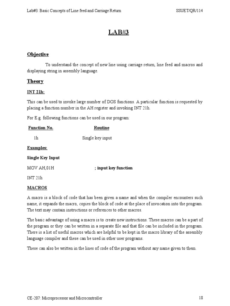 LAB#3 Sol | PDF | Subroutine | String (Computer Science)