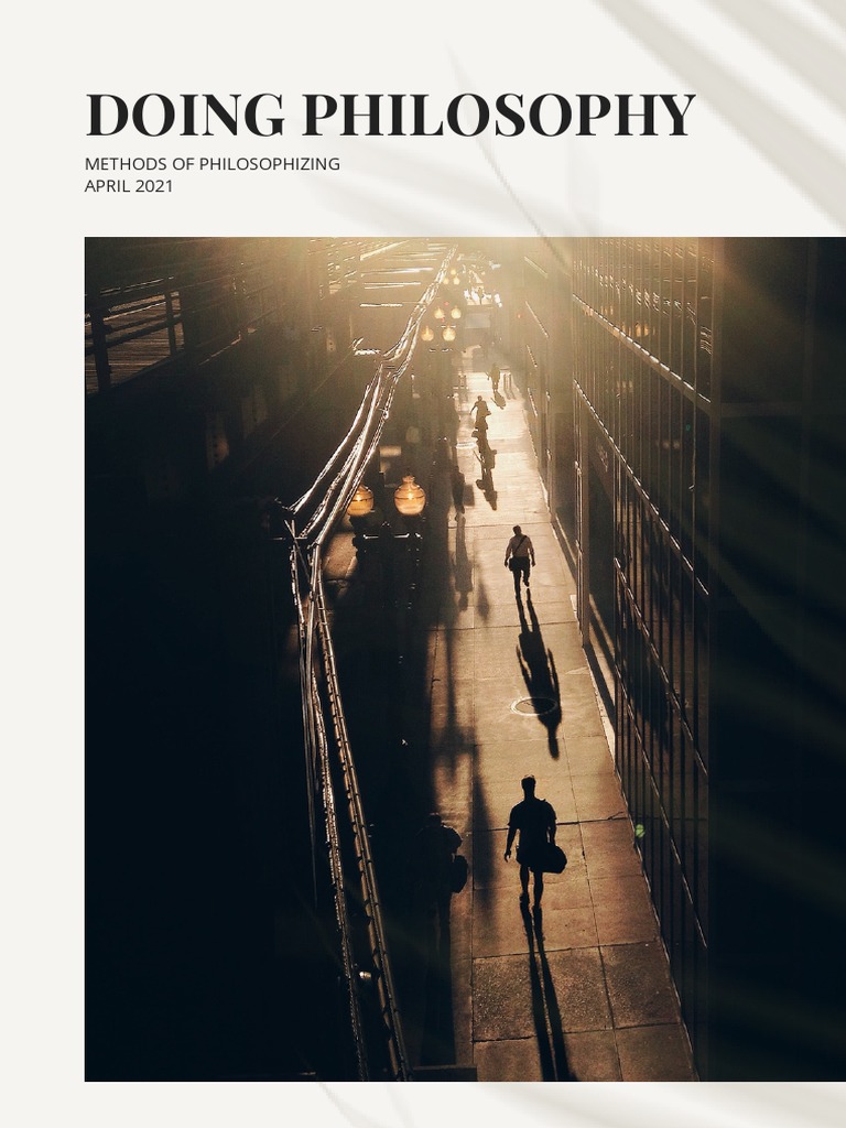 Methods of Philosophizing | PDF | Evidence | Question