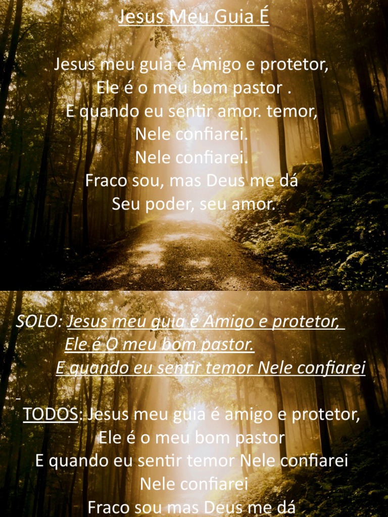 Jesus Meu Guia é | PDF