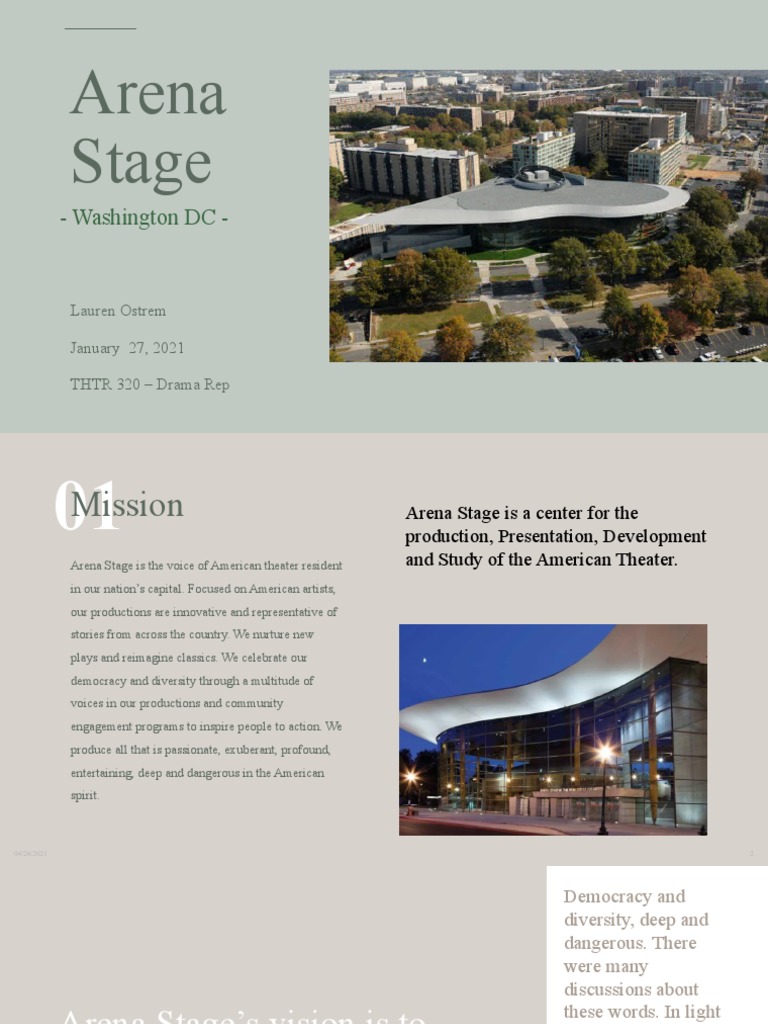 Arena Stage: - Washington DC | PDF | Oral Literature | Entertainment