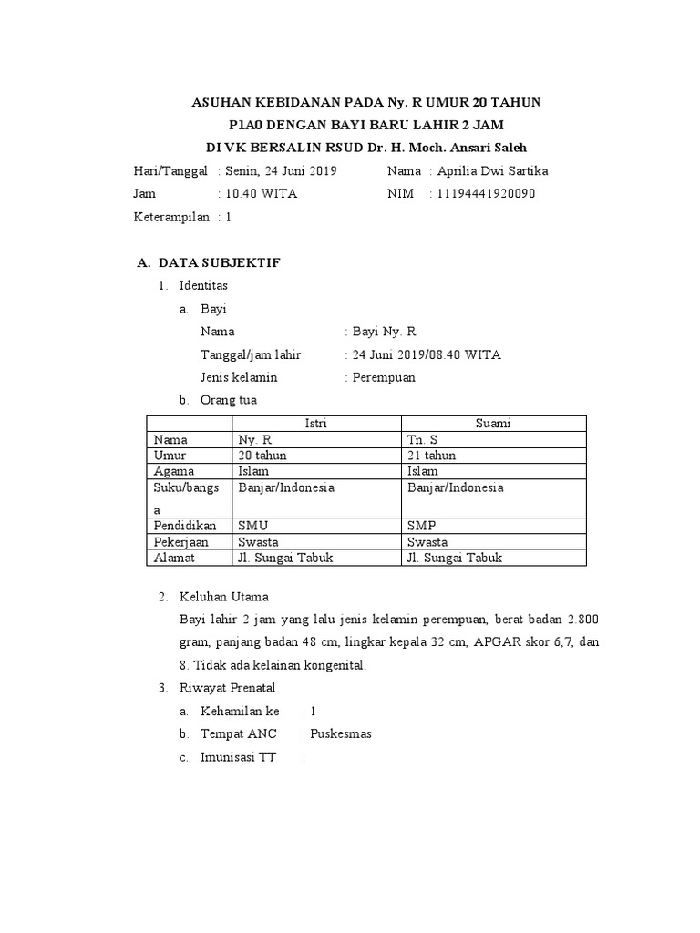 ASKEB BBL 1 by Ny. Rellah | PDF