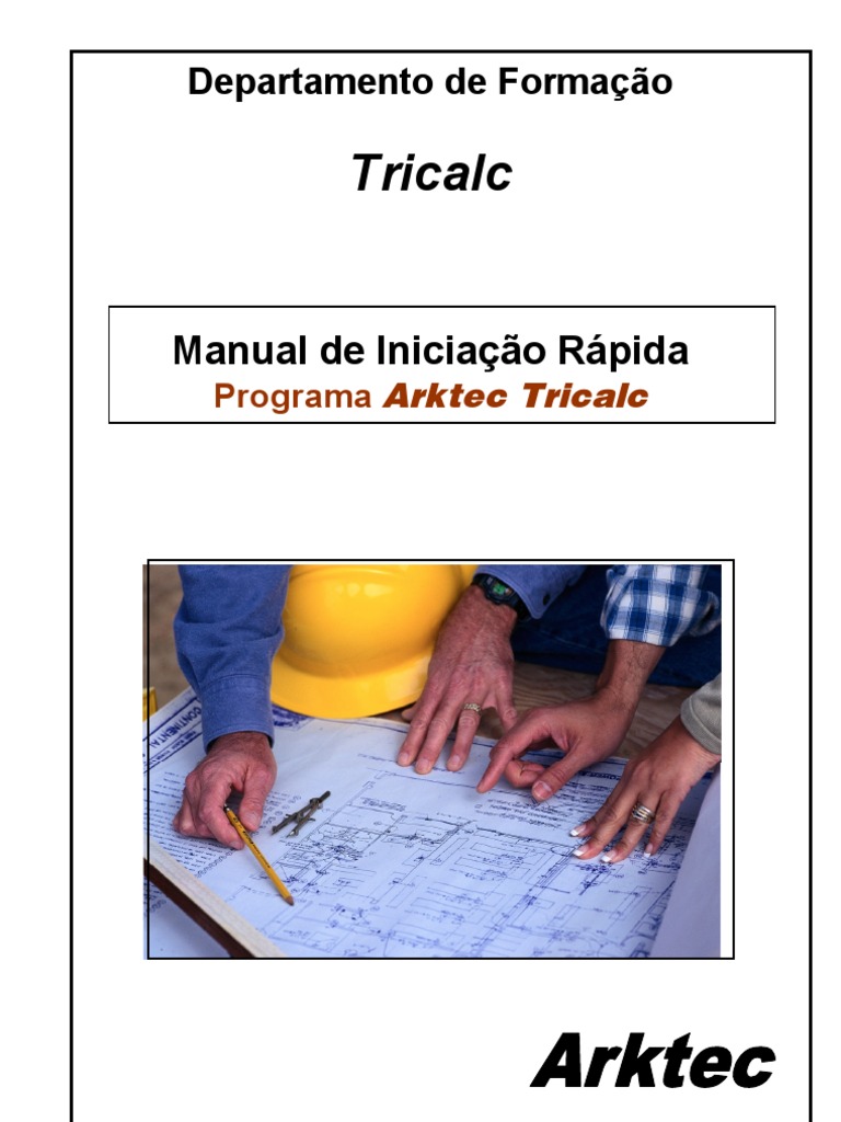 Manual de Inicia Æo R Pida - Programa Tricalc | PDF | BIM | Função ...
