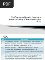 Clasificación ASA en Anestesia Veterinaria | PDF | Anestesia | Cirugía