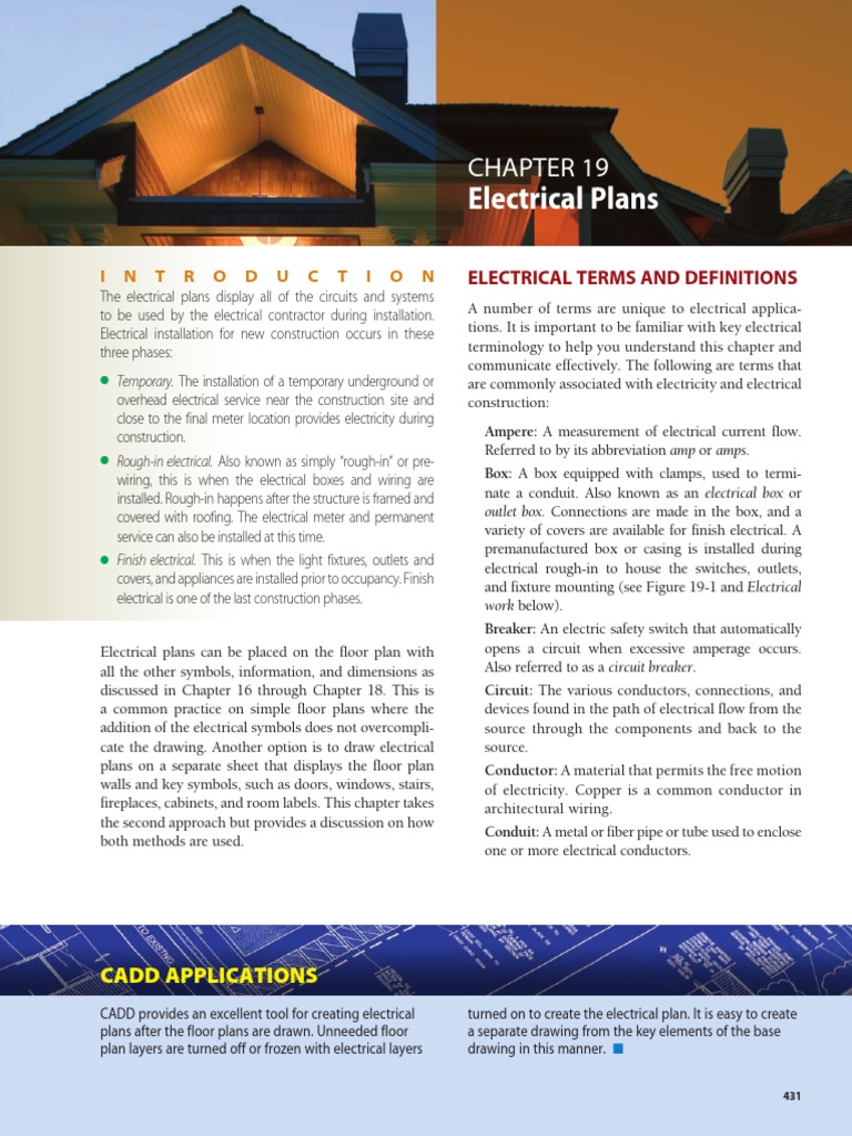 Floor Plan Electrical Key