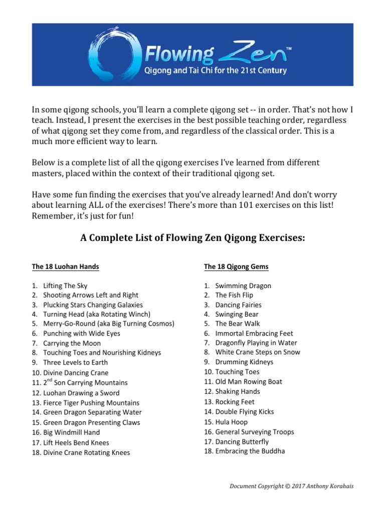 101 Qigong Exercises | PDF | Dragon | Nature