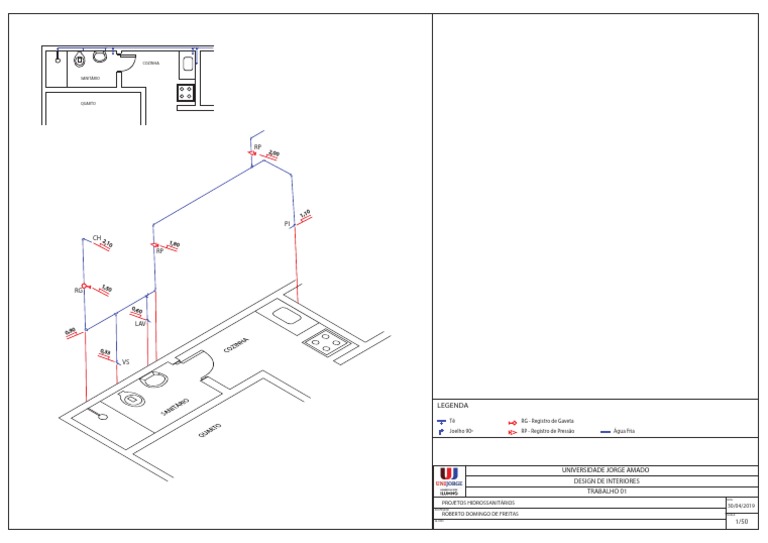Planta Hidráulica A3 - Isometrica | PDF