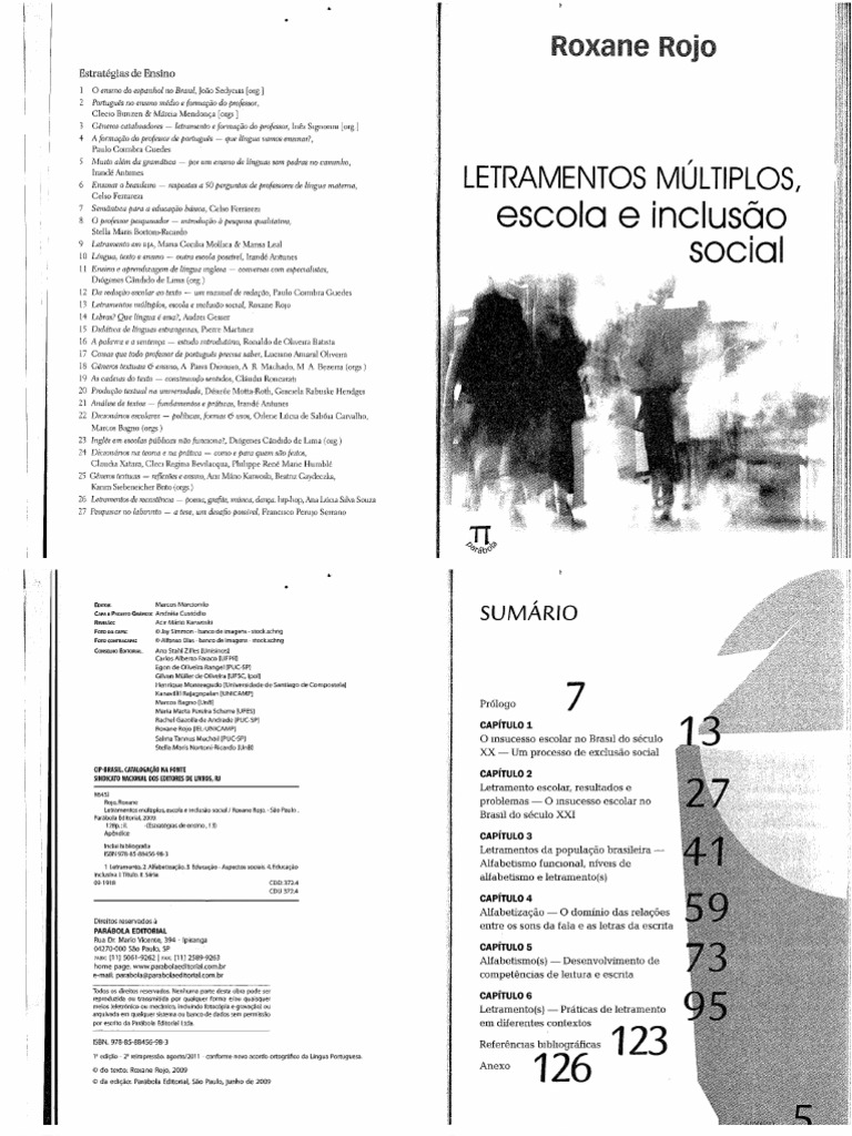 ROJO, Roxane - Letramentos Múltiplos, Escola e Inclusão Social | PDF