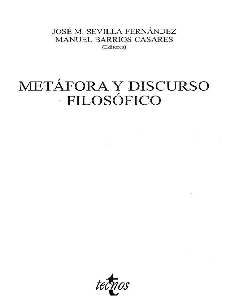 Metafora y Discurso Filosofico | PDF | Metáfora | Dante Alighieri