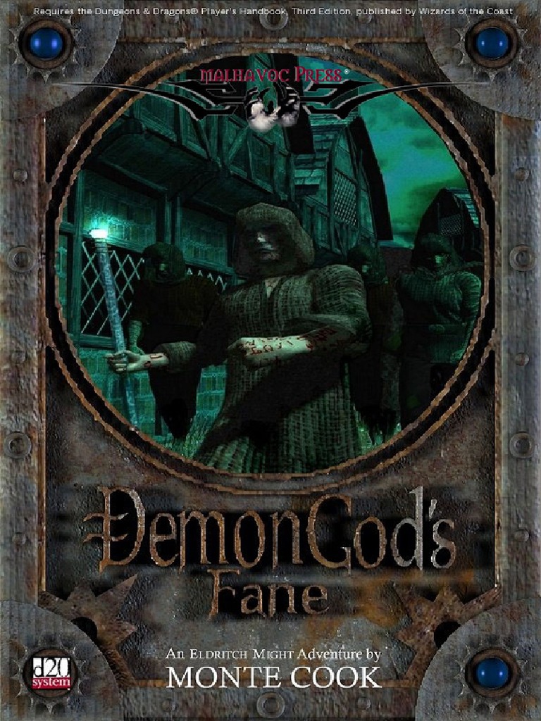D20 - Adventure - Livello 14-15 - Demon God's Fane | PDF | D20 System ...