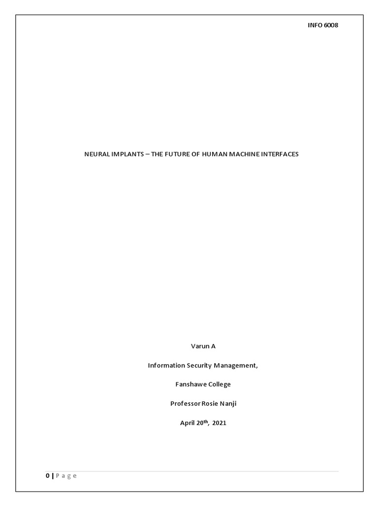 Human Machine Interfaces | PDF | User Interface | Brain