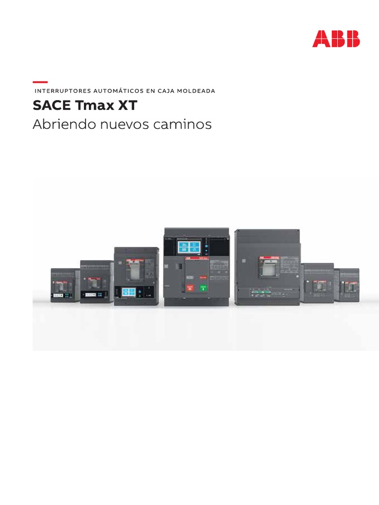 Catálogo Interruptores SACE TMax XT | PDF | Relé | Ingenieria Eléctrica